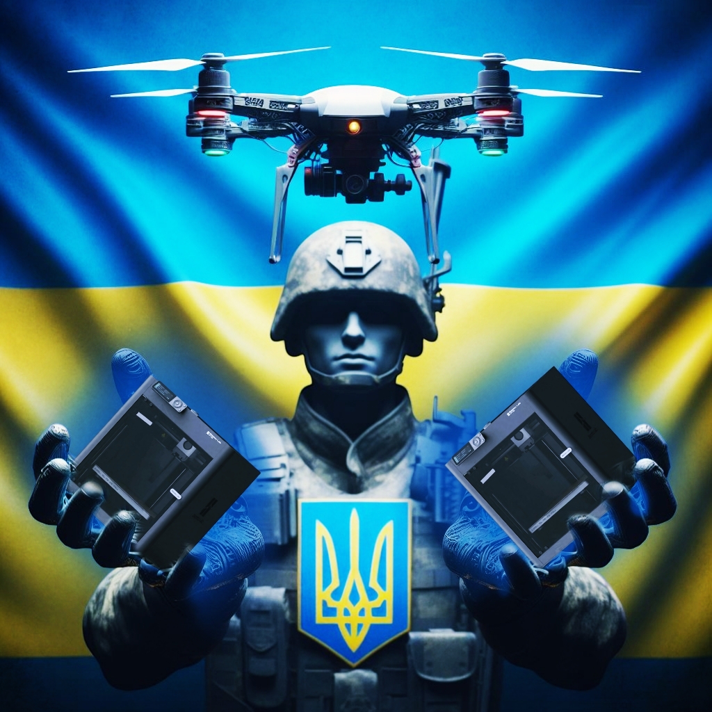 3D printeri Ukrainas armijai - ziedot.lv