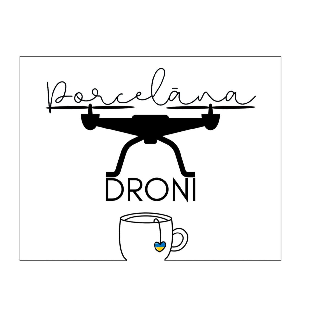 Porcelāna droni - ziedot.lv